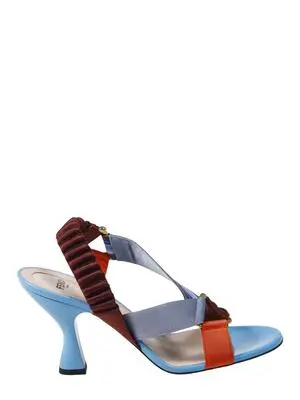 Fendi Strappy Heeled Sandals - Blue