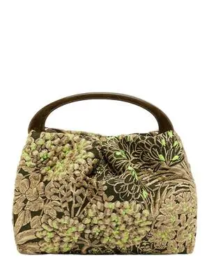 Dries Van Noten Small Floral Jacquard Top-handle Bag - Multicoloured