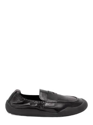 Prada Speedrock Leather Loafers - Black