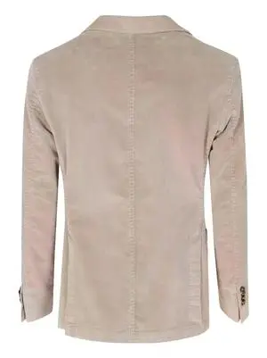 L.B.M. 1911 Single-breasted Corduroy Blazer - Neutrals