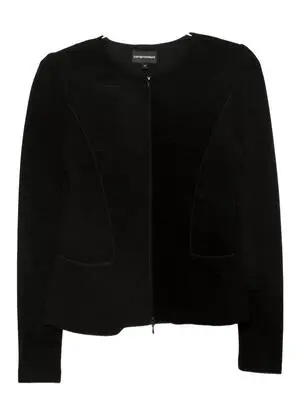 Emporio Armani Zip-fastening Jacket - Black