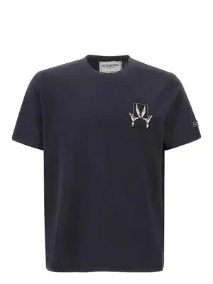 Iceberg Embroidered Looney Tunes T-shirt - Black