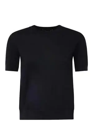 Max Mara Short-sleeve Knit Top - Black