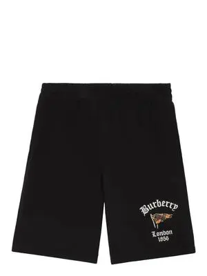 Burberry Cotton Bermuda Shorts - Black