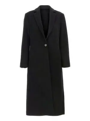 Marella Pavido Single-button Coat - Black