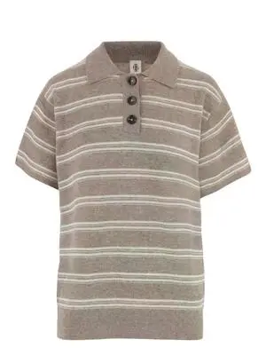 THE GARMENT Como Dads Polo Shirt - Brown