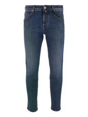 Jacob Cohen Faded Slim-fit Jeans - Blue