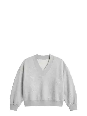 LEVI'S V-neck Sweatshirt With Ribbed Cuffs And Hem - Grey