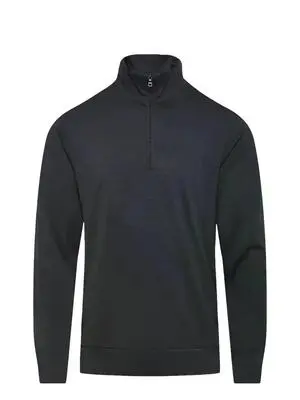 Orlebar Brown Isar Quarter-zip Merino-wool Sweatshirt - Grey