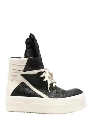 Rick Owens Geobasket High-top Leather Sneakers - Black