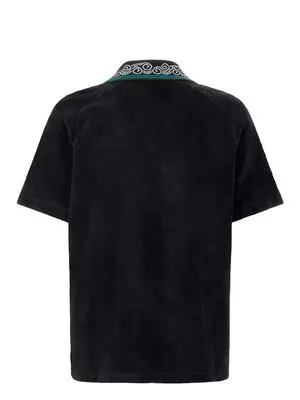 Casablanca Embroidered Top - Black