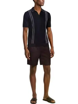 Orlebar Brown Horton Chevron-stripe T-shirt - Blue