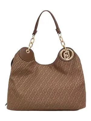 Liu Jo Medium Jacquard Satchel Bag - Neutrals