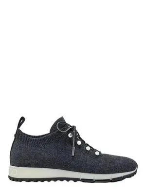 JIMMY CHOO Veles Pearl Embellished Sneakers - Grey
