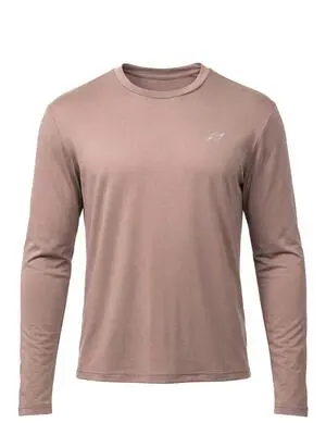 SAVED LAB Neutrals Longsleeve In Washed Ecru - Beige