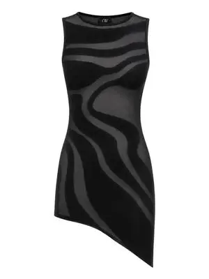 OW Silla Asymmetric Top - Black