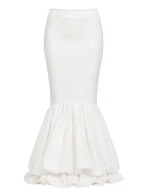 MANDRAGORA Neutrals Zora Ecru Skirt - Beige