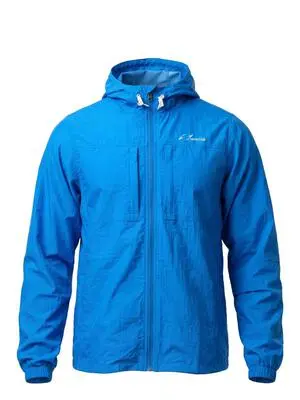 SAVED LAB Windbreaker In Sax - Blue