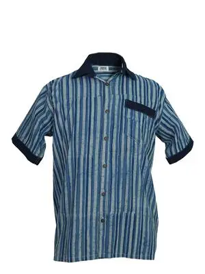 JIWYA Neel Striped Shirt - Blue
