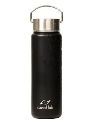 SAVED LAB Insulated Steel Bottle - Black