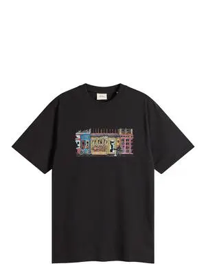 LES DEUX Market T-shirt - Black