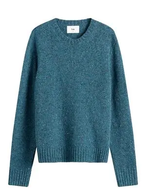 Folk Chain Crew Jumper - Blue Oxide