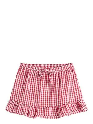 MANY MANY CLOTHES The Bonnie Mini Skirt - Red