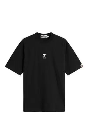 A BATHING APE Ape Face Shrunk T-shirt - Black