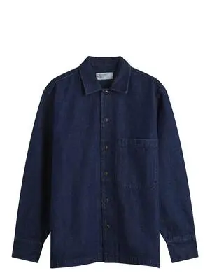 Universal Works Denim Fatigue Overshirt - Indigo
