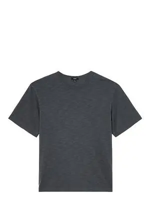 REISS Huxley Crewneck Relaxed-fit Cotton T-shirt - Navy
