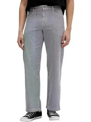 Dickies Hickory Stripe Carpenter Trousers - Blue