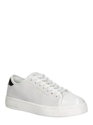 Armani Exchange Panelled Logo Lettering Sneakers - Grey