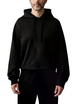 Armani Exchange Logo-jacquard Hoodie - Black
