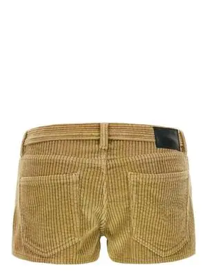 R13 Effie Corduroy Shorts - Neutrals