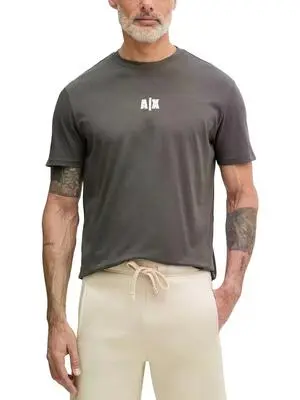 Armani Exchange Logo-print Short-sleeve T-shirt - Grey