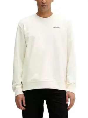 Dickies Logo-embroidered Crew-neck Sweatshirt - Neutrals