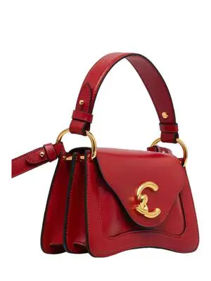 COCCINELLE C-me Logo-plaque Tote Bag - Red