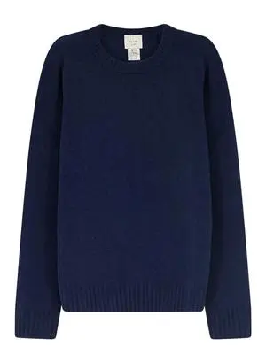 ALYSI Merino Wool And Cashmere Blend Sweater - Blue