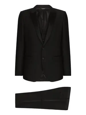 Dolce & Gabbana Abito Suits And Blazers Wool - Black