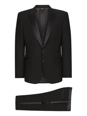 Dolce & Gabbana Abito Suits And Blazers Wool - Blue