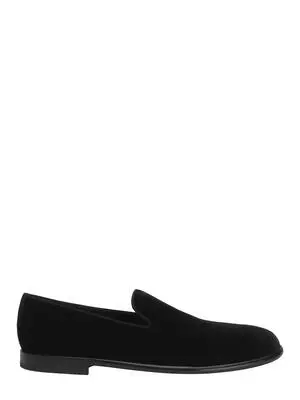 Dolce & Gabbana Velvet Loafers - Black