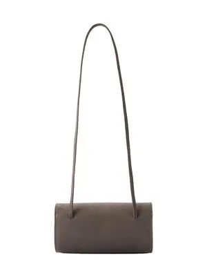 FANE Mie Nubuck Shoulder Bag - Brown