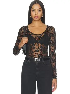 Free People X Intimately Early Sunsets Layering Top - Black