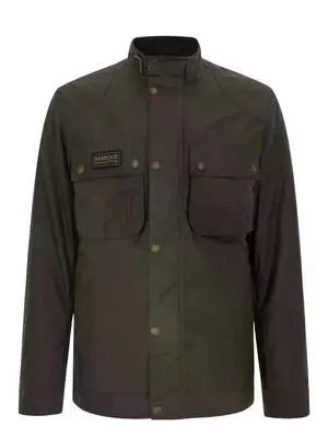 BARBOUR INTERNATIONAL Merton Waxed-cotton Jacket - Green