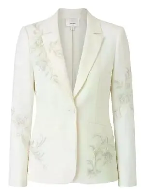 Cinq À Sept Karlie Button-fastening Blazer - Neutrals