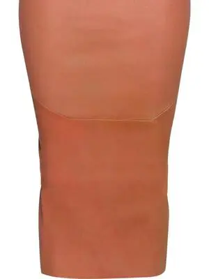 RICK OWENS Orange Midi Skirt