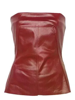 RICK OWENS Bustier-style Cotton Corset Top