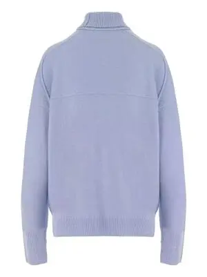 Carven Cashmere Roll-neck Sweater - Blue