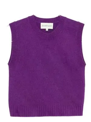 Eric Bompard Round-neck Vest - Purple