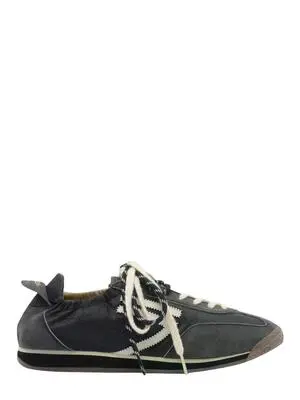 PURAAI Panther Logo-patch Panelled Sneakers - Grey